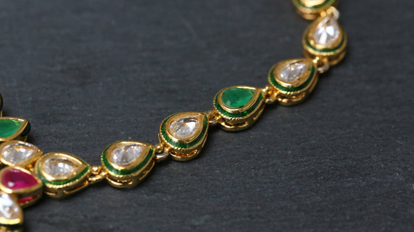 BB3 Green Polki – Myra Collections