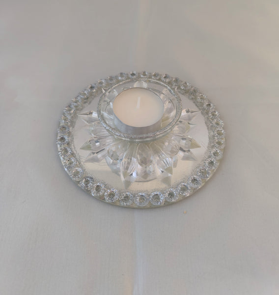 Mirror Base Round Diya D32 – Myra Collections